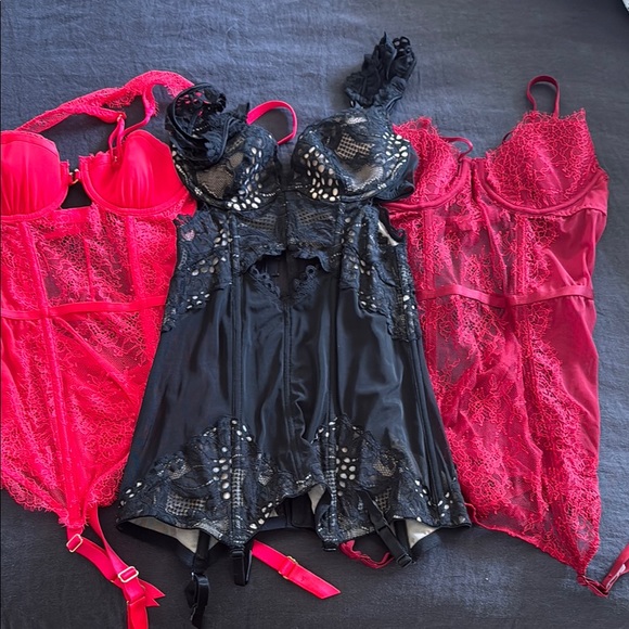 Victoria's Secret | Intimates & Sleepwear | Victorias Secret Black And ...